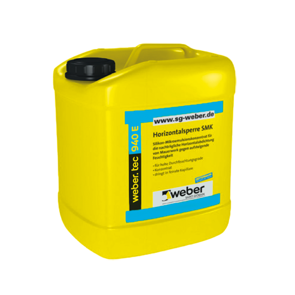 webertec 940 E | hydrofobizující injektáže | injektáže | sanace a ...