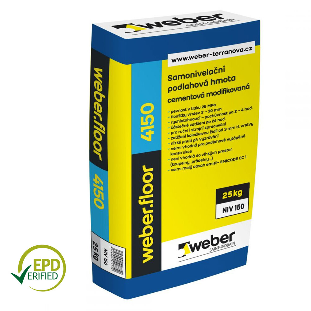 weberfloor 4150 | samonivelační | podlahy | Cz.Weber