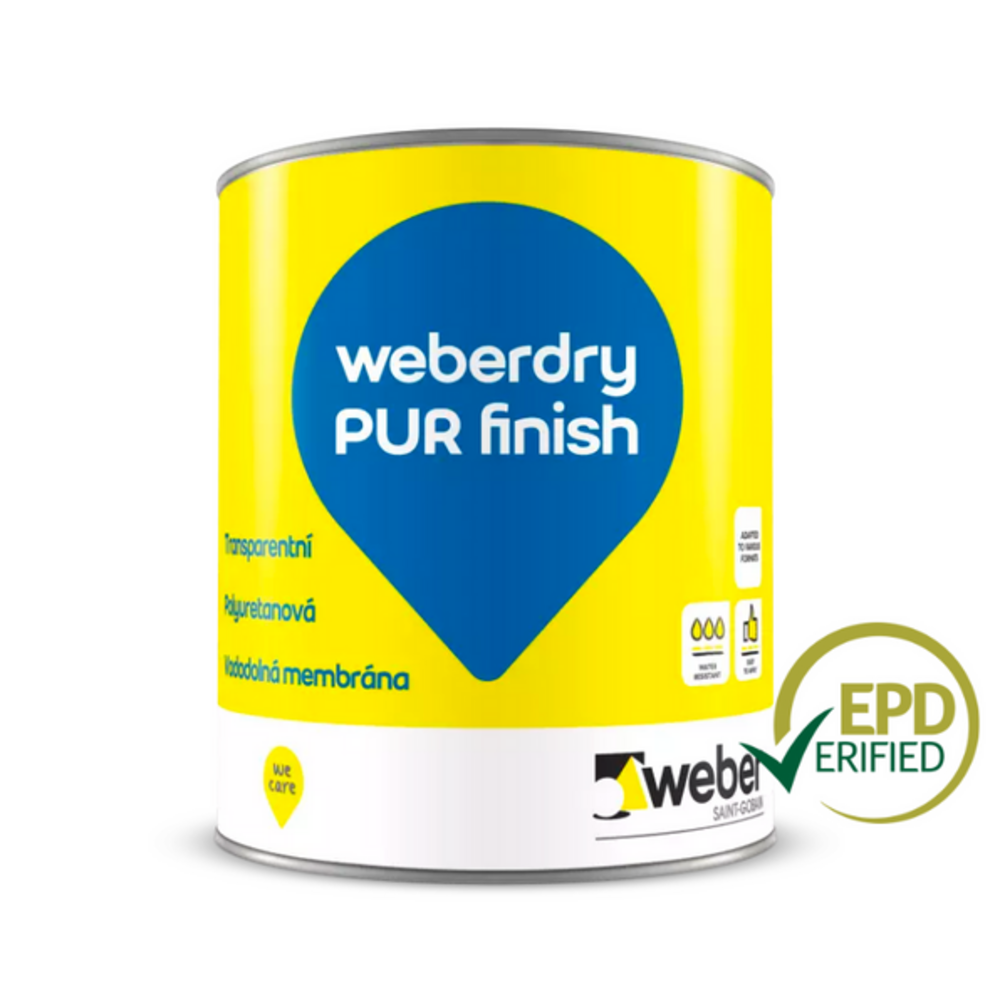 weberdry PUR finish | systémy ochrany povrchu | sanace a hydroizolace ...