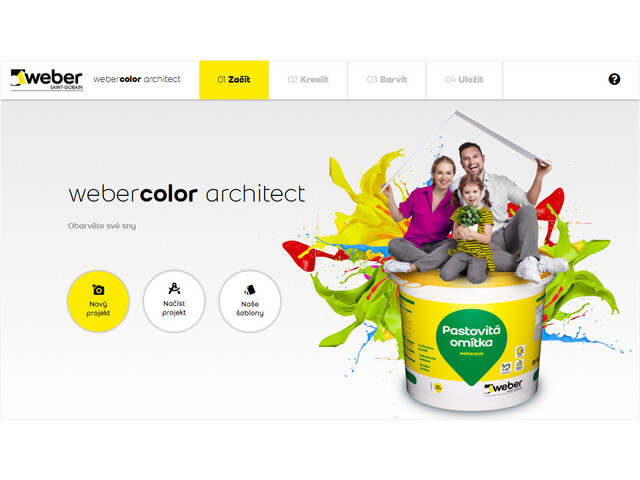 Nový webercolor architect - Obarvěte své sny!