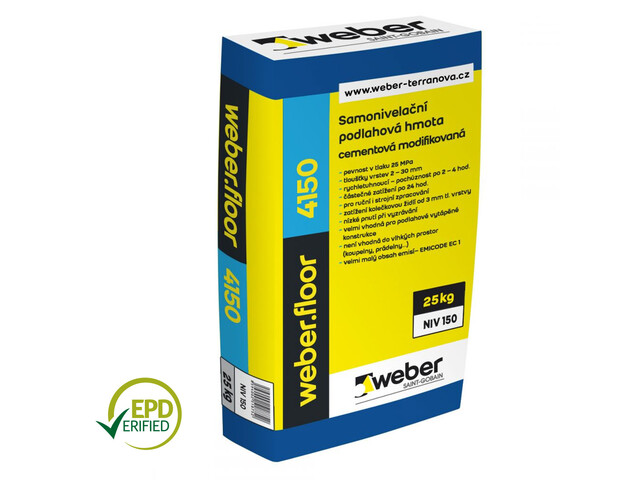 weberfloor 4150 | samonivelační | podlahy | Cz.Weber
