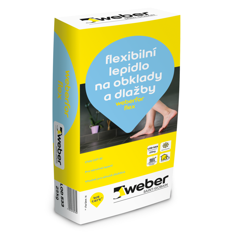 weberfor flex | standardní lepidla | lepidla na obklady a dlažby | Cz.Weber